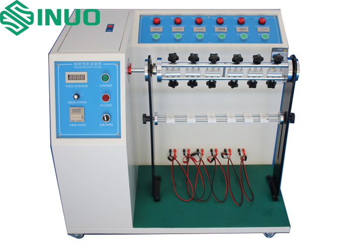 UL817 Wire Bending Test Machine 6-Station Flexible Cord Durability Tester
