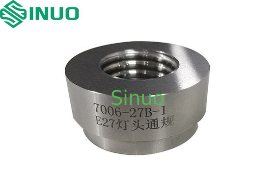 Precision E27 Lamp Cap Gauge Set IEC 60061-3 DC53 Steel (58-60 HRC)